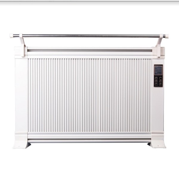Quality 2000W White Portable Heater Electric Infrared Carbon Crystal Panel Heater for Living Room for sale