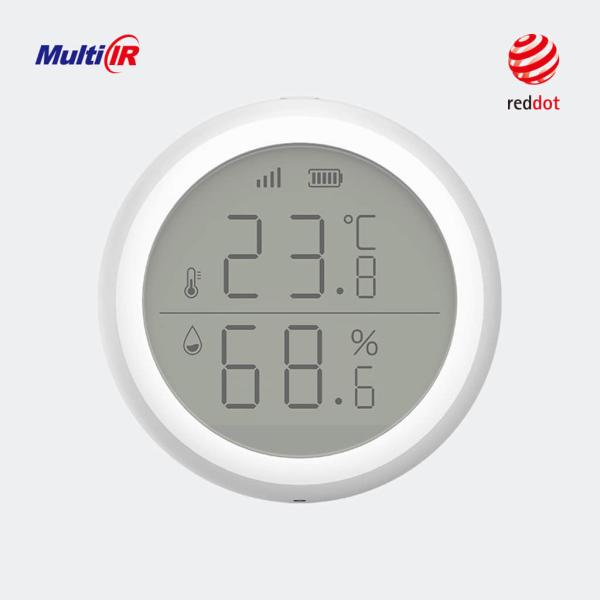 Quality LCD Screen Zigbee Temperature Humidity Sensor 2.6V Tuya Zigbee Thermometer for sale