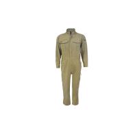 Quality 240GSM Twill 2/1 Multi Pockets Khaki Work Coverall Anti Stain Anti Static for sale