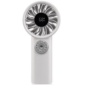 Quality LED Digital Display Battery Operated Handheld Fan Hang Neck Fan Electric Fans for sale