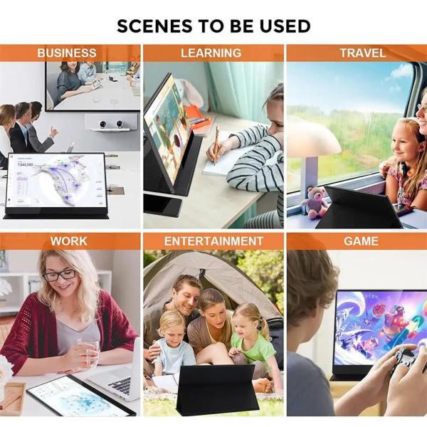 Quality 15.6 Inch RGB UHD 4K Touchscreen Portable Monitor For Laptop PS5 for sale