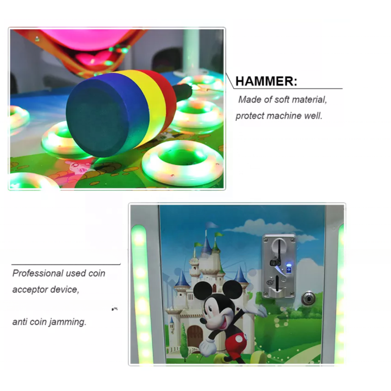Side view of amusement equipment