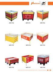 Supermarket shopping folding promotion table