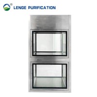 Quality Double Layer Cleanroom Pass Box 600x600x1800 SS 304 Dynamic Pass Box For for sale
