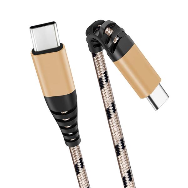 Quality Customized ROHS Type C Data Transfer Cable Strong Nylon Braided for sale