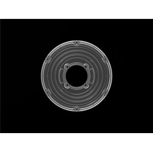 Quality Round Shape LED Optics Lenses 90 Degree Beam Angle PC Plastic LED Lens for sale