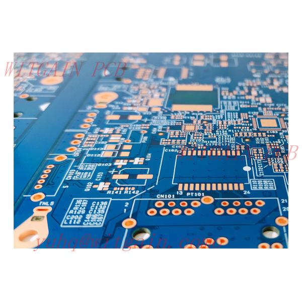 Quality 1.6MM Blue Solder Mask OSP 4 Layer Printed Circuit Board for sale