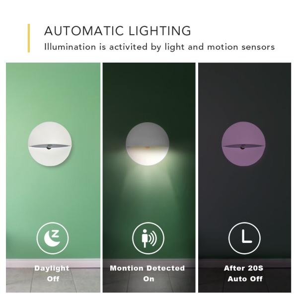Quality 120g 6*SMD3528 Battery Operated Motion Sensor Light Wireless Installation for sale