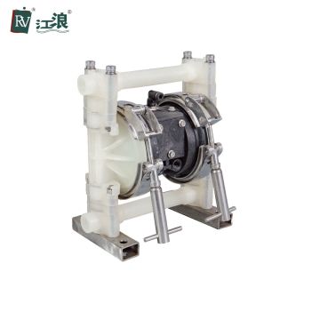 Quality 3/8'' Polypropylene Diaphragm Pump Suction Lift High PVDF Body for sale