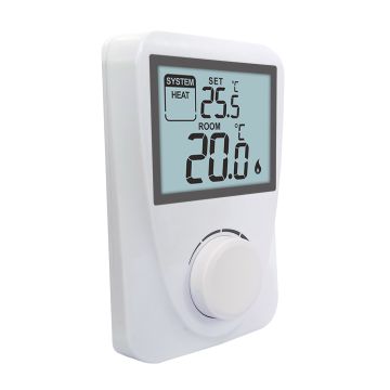 Quality Temperature Controller Wired Room Thermostat With Bat - Low Indicator for sale