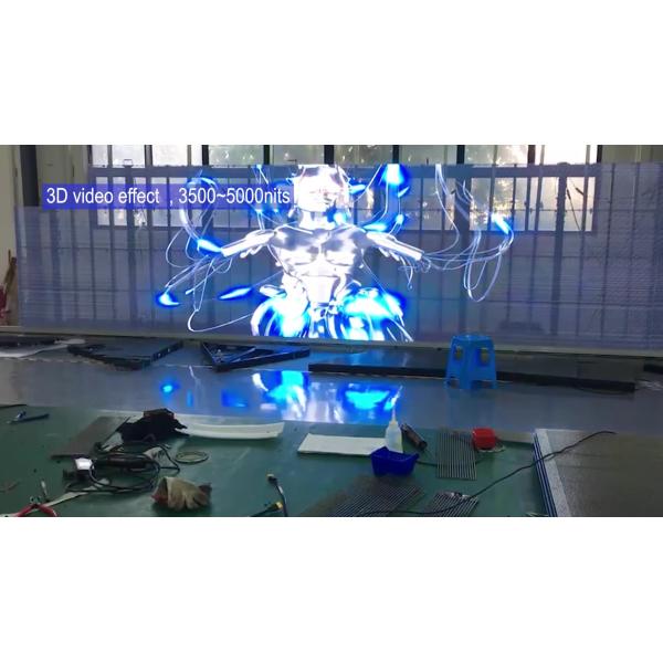 Quality Outdoor Rental Transparent Led Display Screen Facade for sale