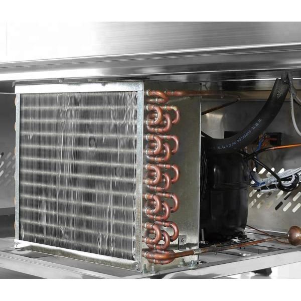 Quality SS304 Commercial Counter Fridge , Antiwear Restaurant Undercounter Refrigerator for sale