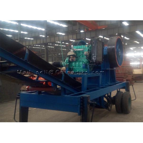 Quality Medium Capacity 50tph 210mm Feeding Mobile Crushing Station for sale
