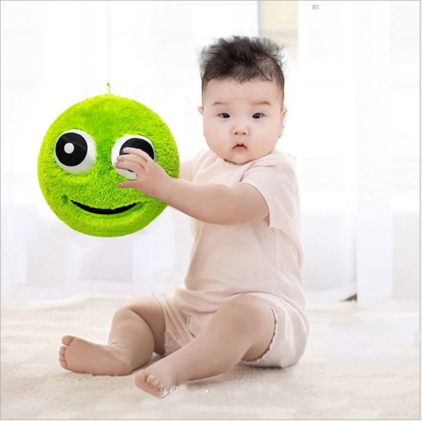 Quality Soft Hairy Plush Bouncing Toy Balls Hand Catching Ball Toy Business Type 's Bestseller for sale