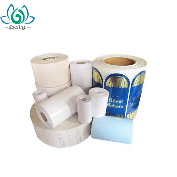 Quality Glossy Laminated Waterproof Linerless Labels Without Base Paper for sale