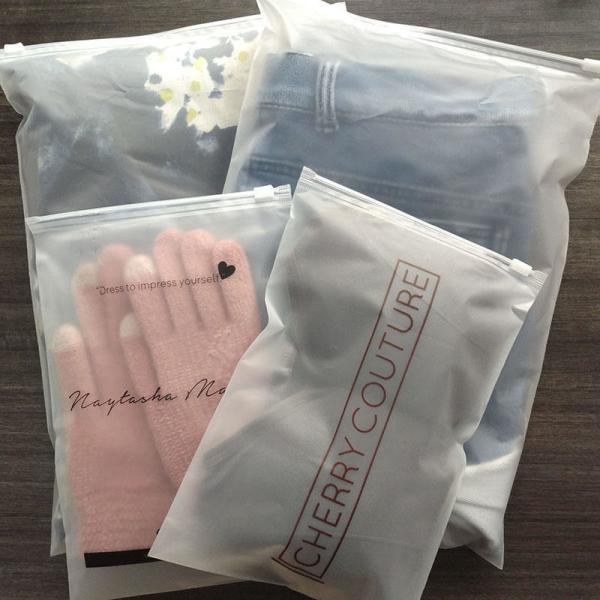 Quality Eco Friendly Recycled Plastic Zip Bags Rectangular Reclaimed for sale
