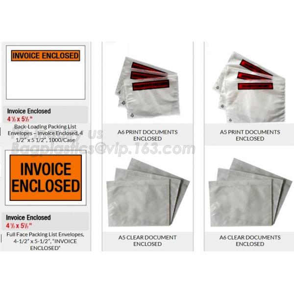 Quality Document enclosed packing list envelope, mini a4 metallic bubble mailer wrap for sale