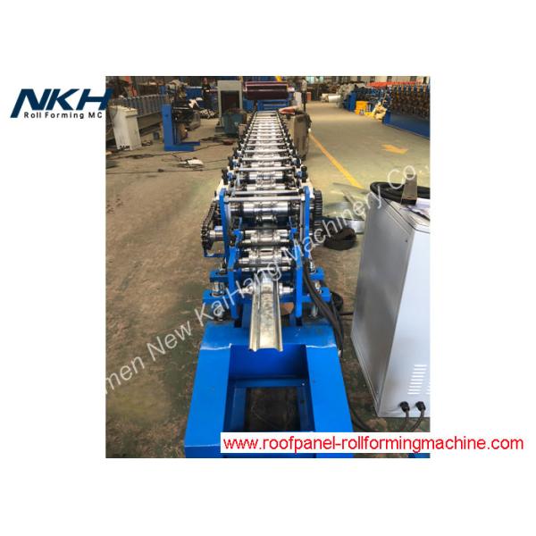 Quality Durable Slat Roll Forming Machine , Steel Rolling Rolling Shutter Making Machine for sale