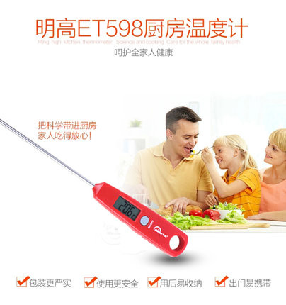 Quality LFGB 5 Seconds 392F Barbecue Steak Thermometer for sale