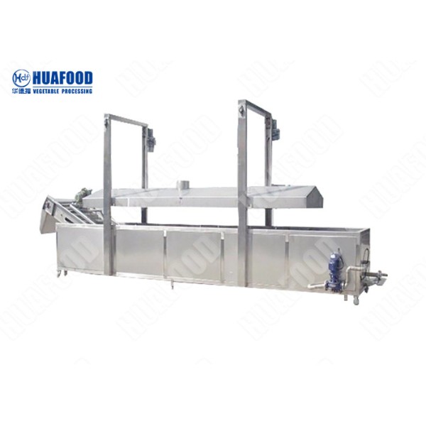 Quality Chain Belt Type Continuous Automatic Fryer Machine Food Grade 30KW Adjustable for sale