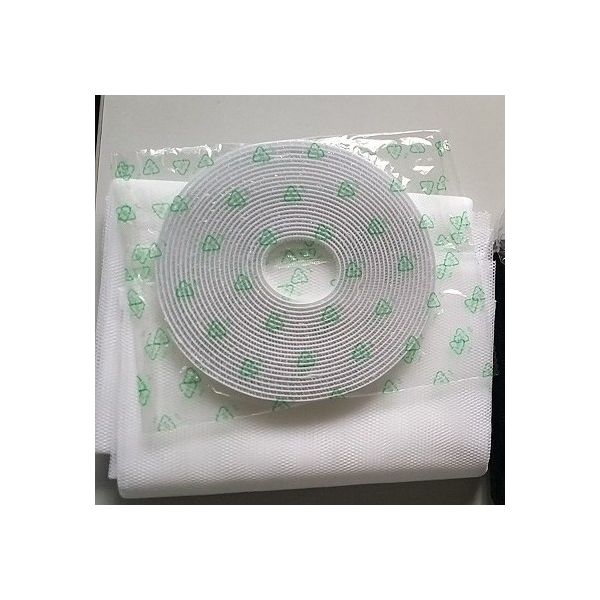 Quality DIY Polyester Window Mosquito Net Kit Velcro Hook Fastner Fly Screen For Window for sale