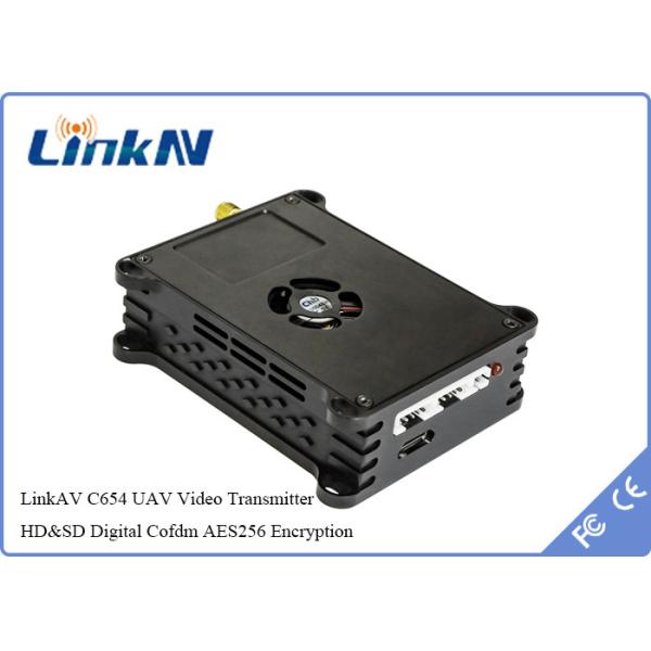 Quality Drone Data Link UAV HD/CVBS Video Transmitter AES256 for sale