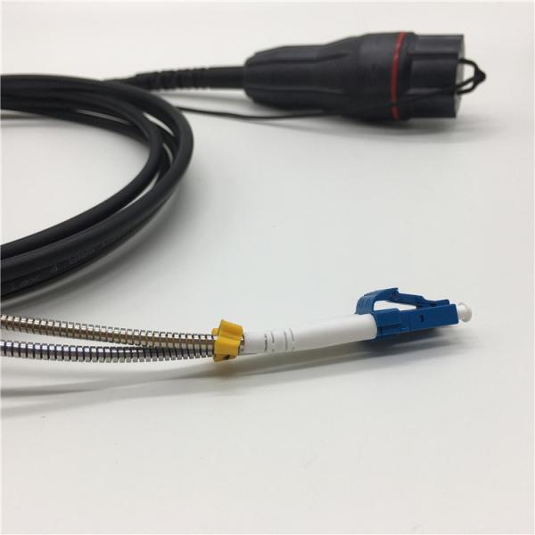 Quality IP67 Defense Waterproof Fiber Optical Cable with Fullaxs LC for Ericsson for sale