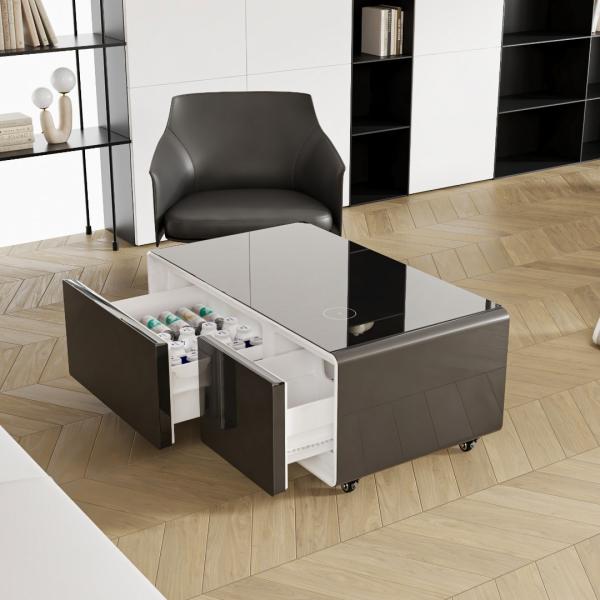 Quality 2024 Modern Smart Coffee Table with Wireless Charging and Direct Cooling for sale