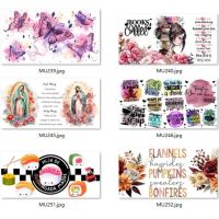 Quality OEM UV Cup Wraps UV 3D Transfer Labels 9.3*4.1 Inches for sale