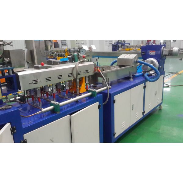 Quality Twin Screw Extruder for Compostable Shopping Bag PBAT PLA Plastic Modification for sale