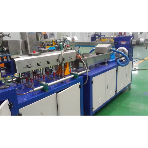 Quality Twin Screw Extruder for Green Environmental Protection New Bioplastic Compounding Pelletizing for sale