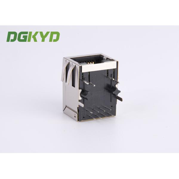 Quality Side Entry Shield PoE RJ45 Single Port / Internal Magnetic Module,Useage for sale