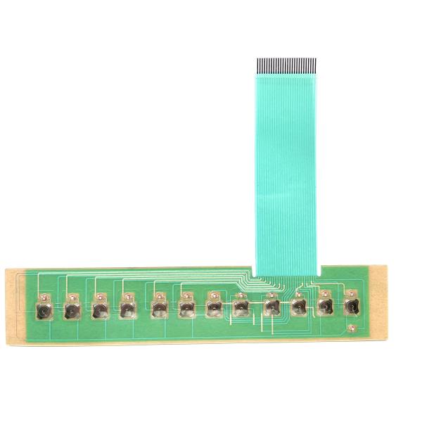 Quality Emboss Energy Saving LED Membrane Switch With Touch Push Keys Button for sale
