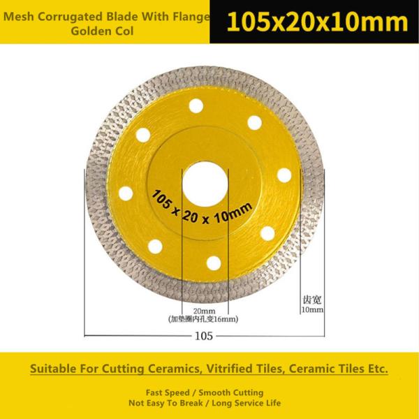 Quality 115mm Diamond Cut Circular Saw Blade Mesh Corrugated for sale
