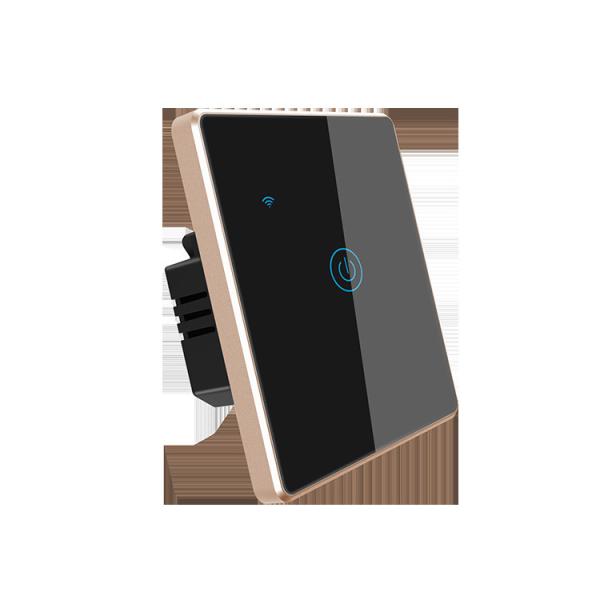 Quality Glomarket 1 Gang Tuya Smart Switch Aluminium Bezel Security Smart Home for sale