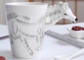 Quality Food Grade Three Dimensional 15 Oz Zebra Mugs for sale
