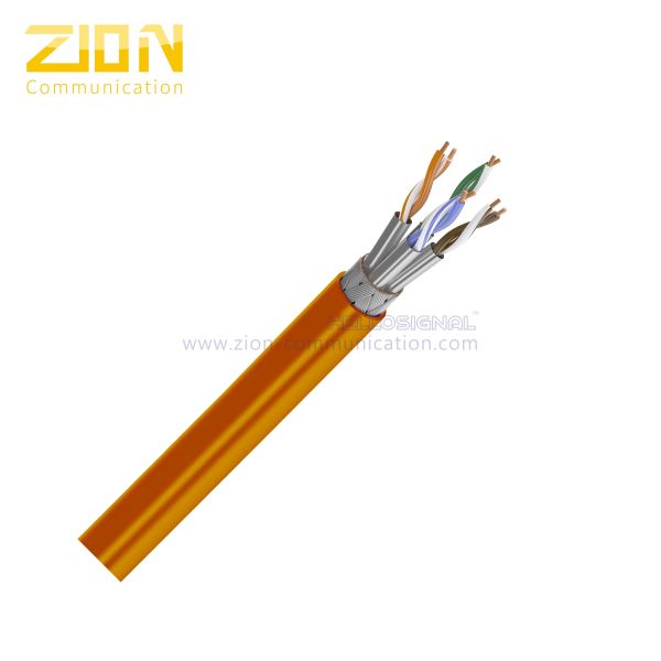 Quality S / FTP CAT 7A BC PE Twisted Pair Cat 7 Network Cable , Cat7 Patch Cord for sale