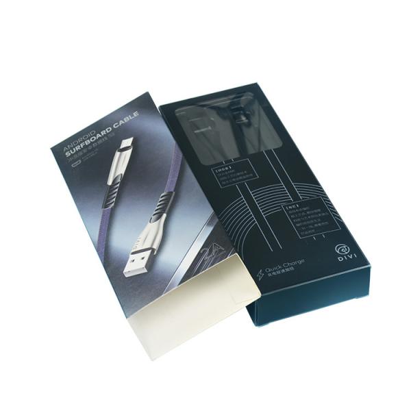 Quality CMYK Color Paper Packaging Box Glossy Lamination On Front Side for sale