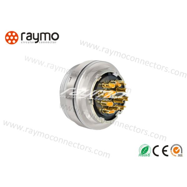 Quality 16 Mm 8 Pins Threaded Cable Connectors HEG EGG HGG Mechanical Color Coding for sale