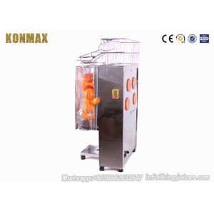 Quality Industrial Electric Commercial Orange Juicer Machine with Stainless Steel 304 Construction, 22-25 Oranges/Min Output, and Automatic Power Off Switch for sale