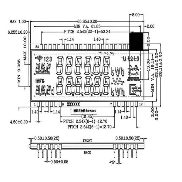 Quality 15 Inches Transmissive HTN LCD Display Quick 5ms Response Time for sale
