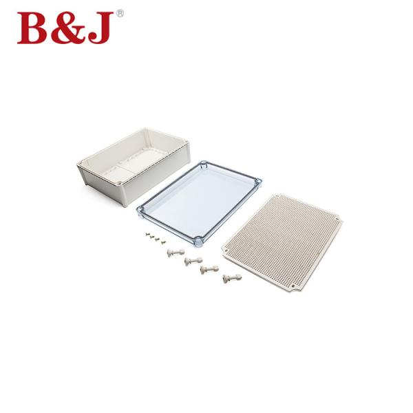 Quality 280X380X130 IP68 Plastic Transparent Lid Waterproof and Moisture-Proof Junction Box for sale