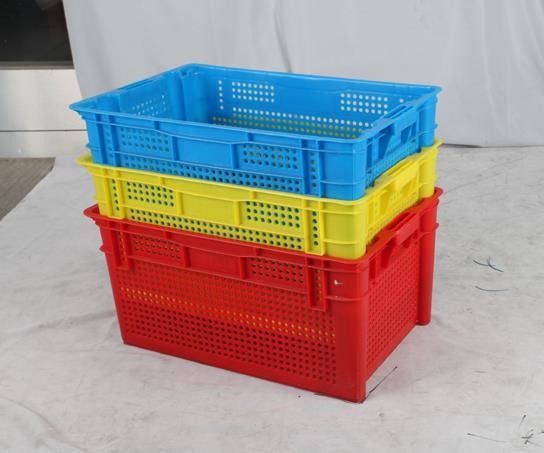 Quality Recyclable HUADING Folding Plastic Crates for Vegetables and Fruits Produce for sale