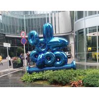 Quality 316L SS Lawn And Garden Statues And Sculptures Blue Baking Varnished for sale