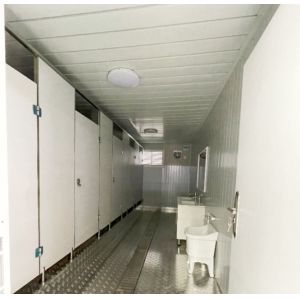 Quality Prefab Detachable Container House Moveable Toilet Easy Transportation Deployment for sale