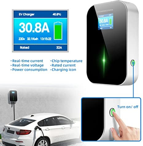 Quality 7kw AC Wall Mounted EV Charging Station With 2 Wallbox for sale