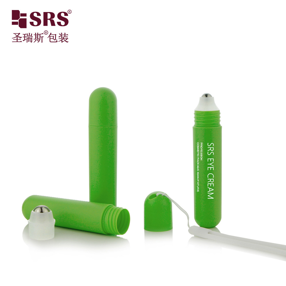 Quality RPPG 25ml Round Bottom Plastic PP PCR Recycled Antiperspirant Liquid Roller for sale