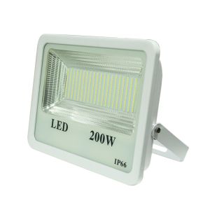 Quality IP66 200 Watt 6500K Outdoor High Power LED Flood Light High Lumen White Black for sale