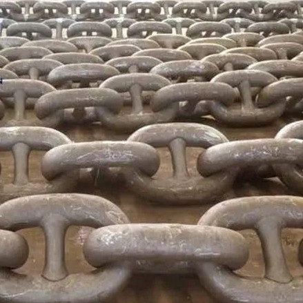 Quality 90mm Spray Paint High - Strength Alloy Steel Stud Link Anchor Chain Ship Anchor Chain for sale