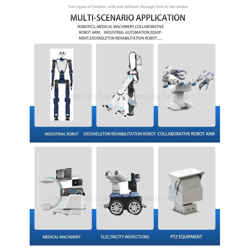 Robot Joint Motor Harmonic Reducer Joint Actuator Robot Joint Motor Module Robotic Arm Motor